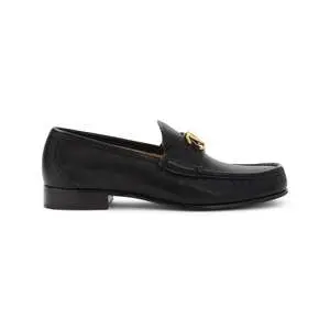 Valentino Garavani Signature V-logo Leather Loafer