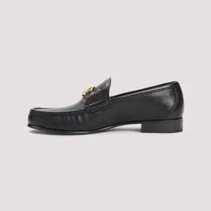 Valentino Garavani Signature V-logo Leather Loafer