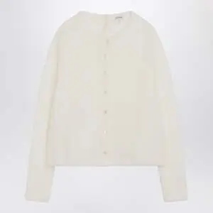 Loewe Mohair-blend Cardigan - Silver