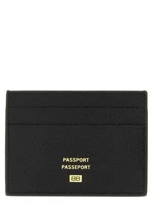 Balenciaga Passport' Card Holder - Black