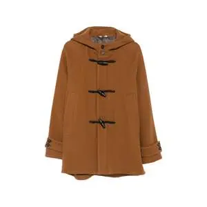 Tagliatore Virgin Wool Duffle Coat - Brown