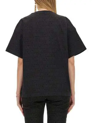 Moschino All-over Logo Cotton T-shirt