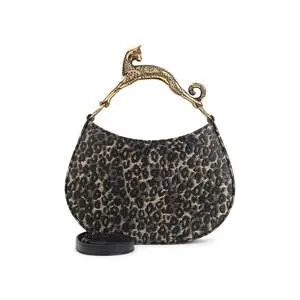 LANVIN Cat Handle Hobo Bag - Black