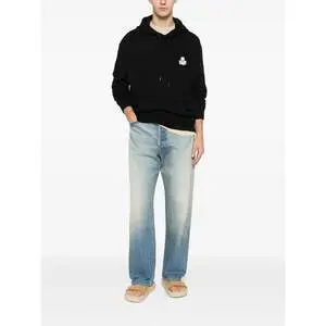 Isabel Marant Étoile Logo Detail Organic Cotton Blend Hoodie