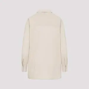 LEMAIRE Silk Long Shirt With Tie Detail