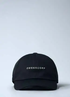 Rick Owens Logo Baseball Cap - Black