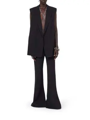 Sportmax Oversized Vest In Washed Viscose