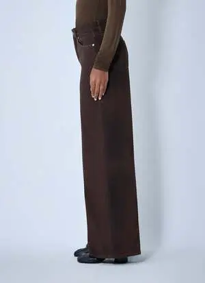 GANNI Five-pocket Straight-leg Jeans - Brown