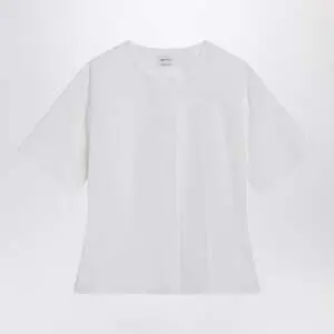 Alexander McQueen Corset Shirt In Poplin - White