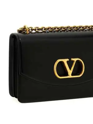 Valentino Garavani Vain' Shoulder Bag - Black