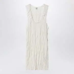 TOTEME Long Crinkled Knit Top
