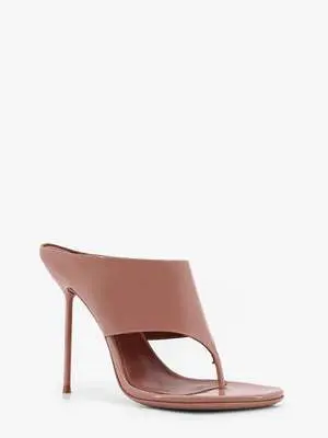 Paris Texas Lidia Patent Leather Thong Sandals - Multicolor