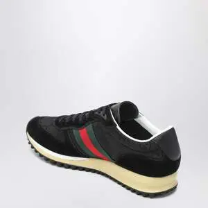 Gucci Re-motion Gg Fabric Sneakers With Suede Accents