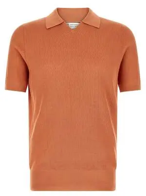 Brunello Cucinelli English Coast Polo Shirt - Orange
