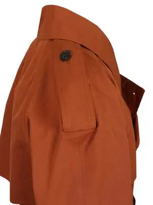 Saint Laurent Oversized Double-breasted Trench Coat - Brown