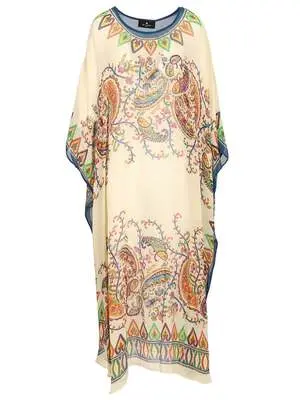 Etro Kaftan With Paisley Print