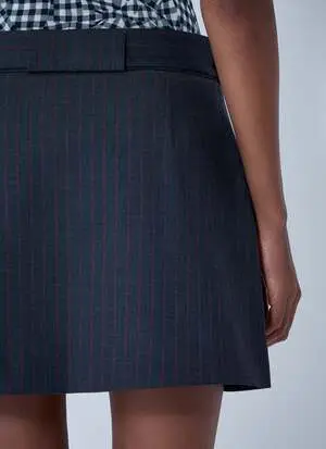 GANNI Stretch Stripe Mini Skirt