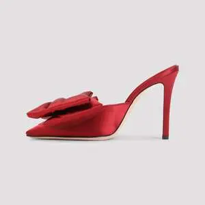 Valentino Garavani Pointed Toe Mules With Knot Detailing