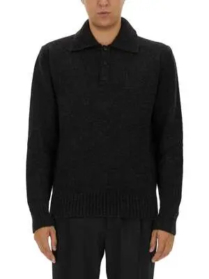 Dolce & Gabbana Wool Polo - Black