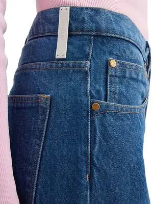 JIL SANDER Mid-rise Flare Jeans In Medium Denim - Multicolor
