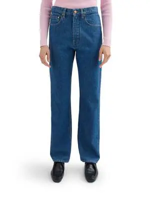 JIL SANDER Mid-rise Flare Jeans In Medium Denim - Multicolor