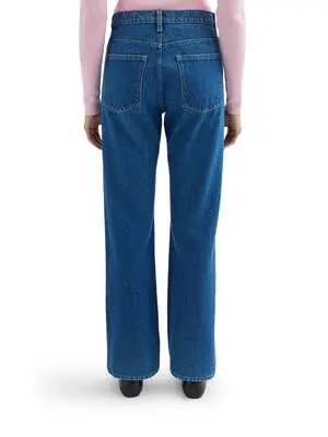 JIL SANDER Mid-rise Flare Jeans In Medium Denim - Multicolor