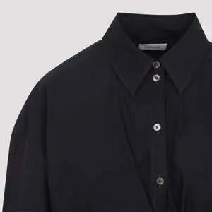 LEMAIRE Straight Collar Twisted Shirt - Blue