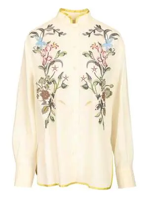 Valentino Garavani Mandarin Collar Tops