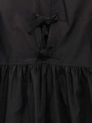 GANNI Knot Poplin Dress