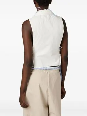 Miu Miu Cotton Geometric Print Shirt
