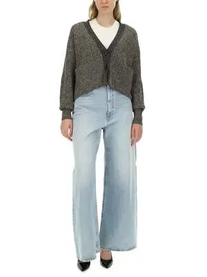 Sportmax Pool Maxi" Cardigan - Gray
