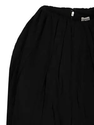 TOTEME Soft Gathered Viscose Dress - Black