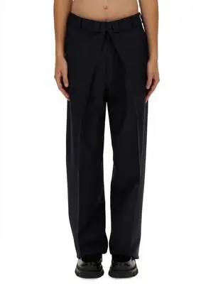Givenchy Extra Large Wool & Mohair Trousers - Blue