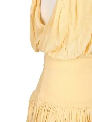 TOTEME Soft Gathered Dress - Yellow