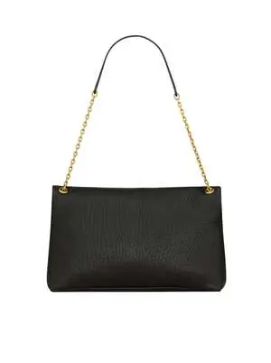 Saint Laurent Cassandra Clutch Bag With Chain In Lambskin