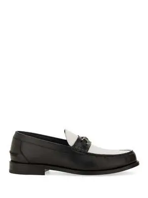 Versace Moccasin Medusa 95 Loafers - White