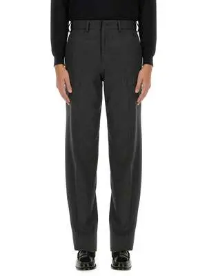 Fendi FENDI Cashmere Blend Tailored Trousers Gray