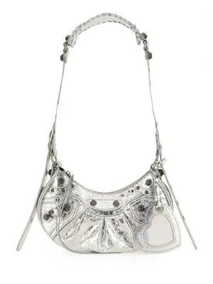 Balenciaga Le Cagole Xs Shoulder Bag - Silver