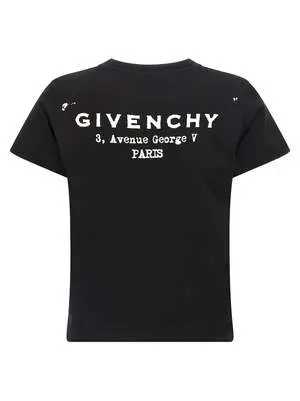 Givenchy Stamp Print Cotton T-shirt - Multicolor