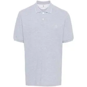 Brunello Cucinelli Grey Polo Shirts