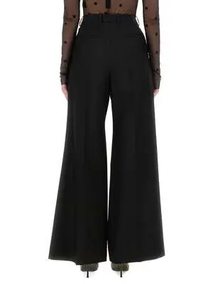 Givenchy Wide-leg Wool Blend Trousers