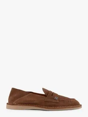 Dolce & Gabbana DOLCE & GABBANA Suede Loafer Mules Multicolor