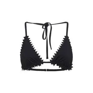 Jacquemus Le Haut De Maillot Picot Bikini Top - Black