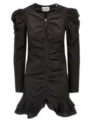 Isabel Marant Étoile Briali Cotton Mini Dress - Black