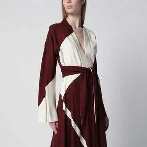 Alberta Ferretti Viscose Twill Printed Dress - Brown