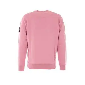 Stone Island Crew Neck Long Sleeve Sweatshirt - Pink