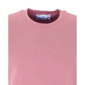 Stone Island Crew Neck Long Sleeve Sweatshirt - Pink