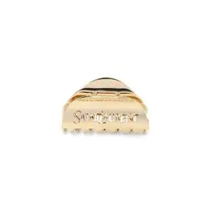 Saint Laurent Brass Claw Clip - Silver