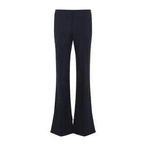 Chloé Virgin Wool Flare Pants - Black