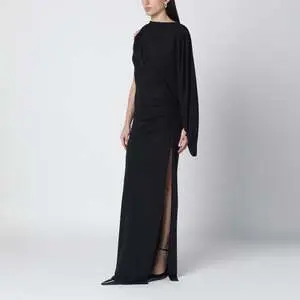 Andamane Selene One-shoulder Long Dress - Black